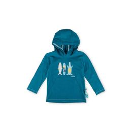 Sigikid Langarmshirt Blue & Bright in Petrol | Gr.: 122