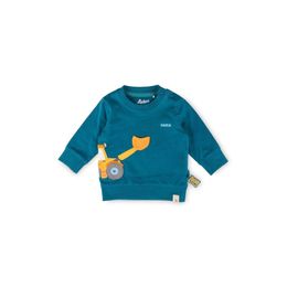 Sigikid Langarmshirt Blue & Bright in Petrol | Gr.: 86