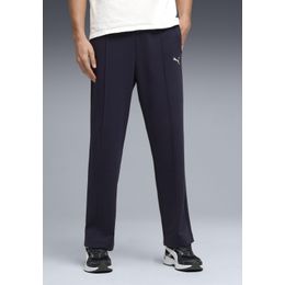 Trainingshose Puma "CLASS RELAXED PINNACLE TRACK PANTS TR", Herren, Gr. L, N-Gr, new navy, Sweatware, Obermaterial: 68% Baumwolle, 32% Polyester, unifarben, relaxed fit normal, Hosen Trainingshose, mit Eingrifftaschen, sportlicher Stil
