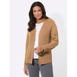 Sieh an! Strickjacke in camel | Gr.: 46