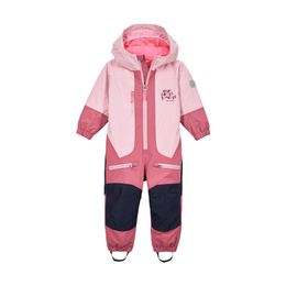 Overall "FIOS 21 MNS ONPC", M&auml;dchen, Gr. 110/116, Normalgr&ouml;&szlig;en, ros&eacute;, Obermaterial: 100% Polyester;Futter: 100% Polyester, FIRST INSTINCT BY Killtec, Overalls Overall, Wind- und wasserdichter Overall mit reflektierenden Elementen