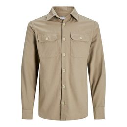 Jack & Jones Jack & Jones Button Up Shirt 'JJEDarren' male Grey size XS