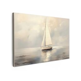 MuchoWow Leinwand Bilder Creme | Gr.: 30 x 20 cm