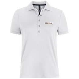 Uvex Polo "Corporate 26 Women" in Wei&szlig; | Gr.: S
