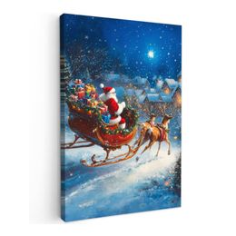OnlyWow Leinwand Bilder Cognac | Gr.: 30 x 40 cm