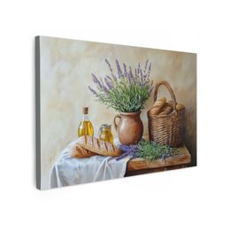 OnlyWow Leinwand Bilder Flieder | Gr.: 150 x 100 cm