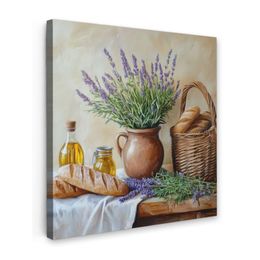 OnlyWow Leinwand Bilder Flieder | Gr.: 50 x 50 cm