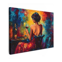 OnlyWow Leinwand Bilder Bordeaux | Gr.: 30 x 20 cm