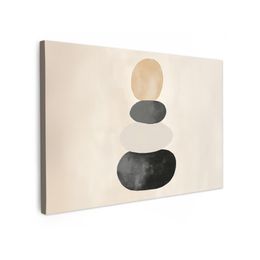 OnlyWow Leinwand Bilder Taupe | Gr.: 40 x 30 cm