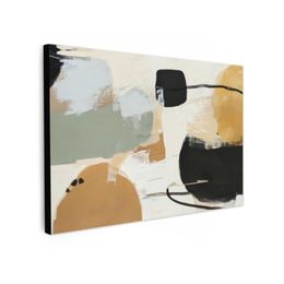 OnlyWow Leinwand Bilder Currygelb | Gr.: 60 x 40 cm