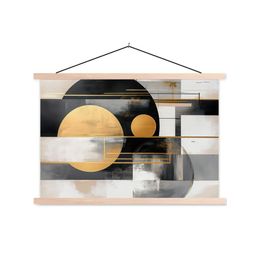 OnlyWow Poster mit Leiste Abstrakt | Gr.: 90 x 60 cm