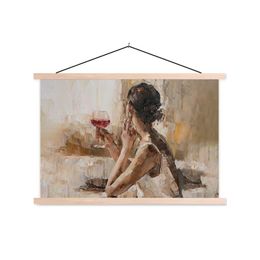 OnlyWow Poster mit Leiste Wein | Gr.: 90 x 60 cm