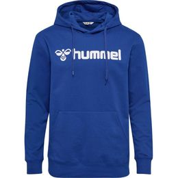 Hummel Verstellbare Taille Kapuzenpullover Hmlgo Erwachsene in TRUE BLUE | Gr.: 3XL