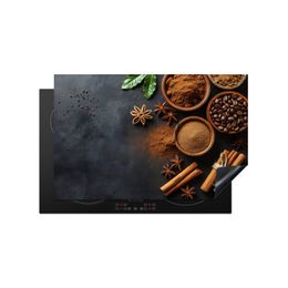 OnlyWow Herdabdeckplatte Kr&auml;uter & Gew&uuml;rze | Gr.: 59 x 52 cm