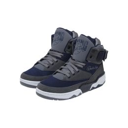 Trainingsschuh Ewing "Ewing Ewing 33 HI Georgetown", Damen, Gr. 10.5, quiet shade, martime blau, wei&szlig;, Leder, Schuhe