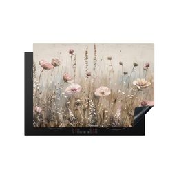 OnlyWow Herdabdeckplatte Blumenfeld | Gr.: 71 x 52 cm