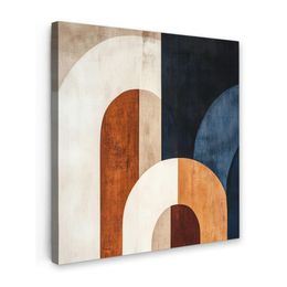 OnlyWow Leinwand Bilder Cognac | Gr.: 50 x 50 cm
