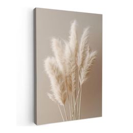 OnlyWow Leinwand Bilder Federn | Gr.: 60 x 90 cm