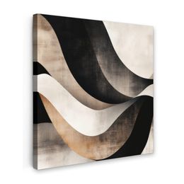 OnlyWow Leinwand Bilder Tr&uuml;ffeleichefarben | Gr.: 20 x 20 cm