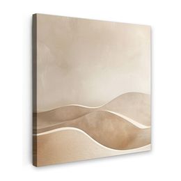 OnlyWow Leinwand Bilder Wellen | Gr.: 90 x 90 cm