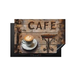 OnlyWow Herdabdeckplatte Caf&eacute; | Gr.: 90 x 52 cm
