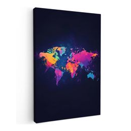 OnlyWow Leinwand Bilder Multicolor | Gr.: 40 x 60 cm