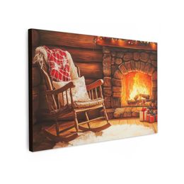 OnlyWow Leinwand Bilder Bernsteinfarben | Gr.: 120 x 80 cm