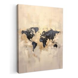 OnlyWow Leinwand Bilder Kupferfarben | Gr.: 30 x 40 cm