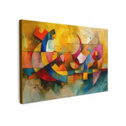 OnlyWow Leinwand Bilder Geometrie | Gr.: 80x60 cm