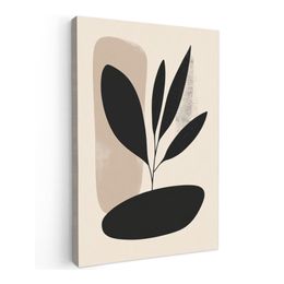 OnlyWow Leinwand Bilder Schwarz | Gr.: 20 x 30 cm