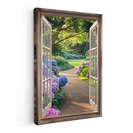 OnlyWow Leinwand Bilder Pastellblau | Gr.: 20 x 30 cm