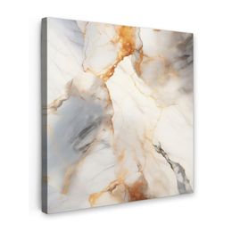 OnlyWow Leinwand Bilder Abstrakte Kunst Marmoroptik | Gr.: 90 x 90 cm