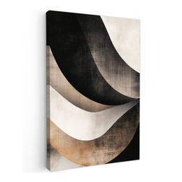 OnlyWow Leinwand Bilder Tr&uuml;ffeleichefarben | Gr.: 60 x 90 cm