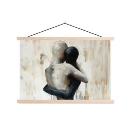 OnlyWow Poster mit Leiste Verbundene Figuren | Gr.: 120 x 80 cm