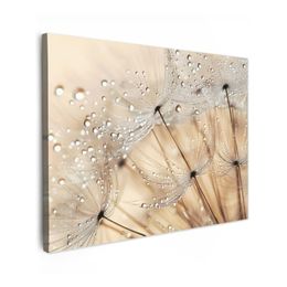 OnlyWow Leinwand Bilder Tropfen | Gr.: 30 x 20 cm