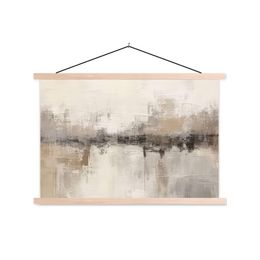 OnlyWow Poster mit Leiste Abstrakte Kunst | Gr.: 120 x 80 cm