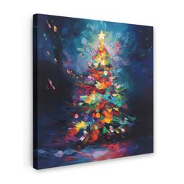 OnlyWow Leinwand Bilder Multicolor | Gr.: 90 x 90 cm