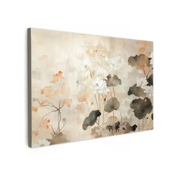OnlyWow Leinwand Bilder Sandfarben | Gr.: 30 x 20 cm