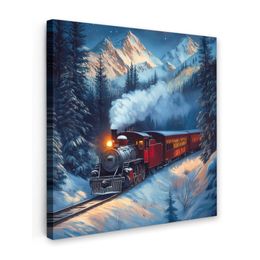 OnlyWow Leinwand Bilder Anthrazit | Gr.: 50 x 50 cm