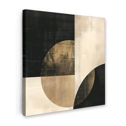 OnlyWow Leinwand Bilder Geometrisches Gleichgewicht | Gr.: 20 x 20 cm