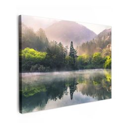 OnlyWow Leinwand Bilder See | Gr.: 90 x 60 cm