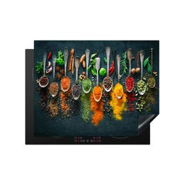 OnlyWow Herdabdeckplatte Kr&auml;uter bunt | Gr.: 78 x 78 cm