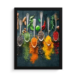 OnlyWow Poster mit Leiste Kr&auml;uter | Gr.: 20 x 30 cm