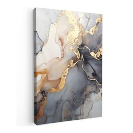 OnlyWow Leinwand Bilder Abstrakte Formen | Gr.: 60 x 80 cm