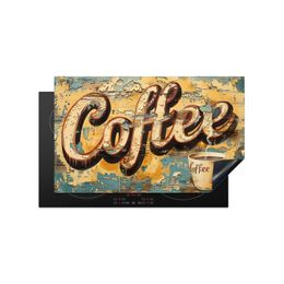 KitchenYeah Herdabdeckplatte Coffee | Gr.: 65 x 52 cm