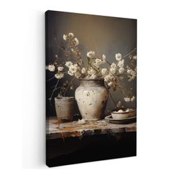 OnlyWow Leinwand Bilder Stillleben | Gr.: 60 x 80 cm