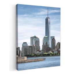 OnlyWow Leinwand Bilder Freiheitsstatue | Gr.: 80 x 120 cm