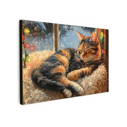 OnlyWow Leinwand Bilder Bernsteinfarben | Gr.: 30 x 20 cm