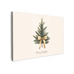OnlyWow Leinwand Bilder Sandfarben | Gr.: 40 x 30 cm