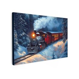 OnlyWow Leinwand Bilder Anthrazit | Gr.: 60 x 40 cm